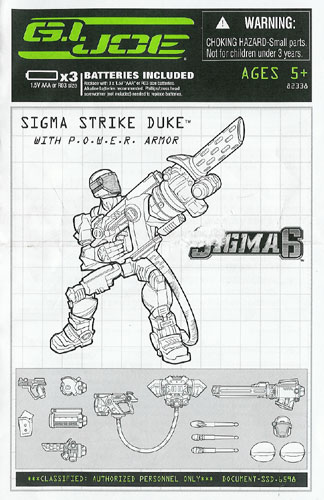 Sigma Strike Duke Tech Specs